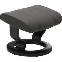 Fu&szlig;hocker stressless "Consul", grau (metal grau paloma), B:54cm H:38cm T:39cm, Leder BATICK: BATICK ist ein leicht korrigiertes, durchgef&auml;rbtes und genarbtes M&ouml;belleder, bei dem die meisten Unebenheiten und Spuren in der Regel entfernt wurden.;Leder PALOMA: PALOMA ist ein durchgef&auml;rbtes Semianilin-M&ouml;belleder mit nat&uuml;rlicher Narbung.;ROHLEDER Stoff Q2 FARON: Ein fester zuverl&auml;ssiger Boucl&eacute; mit eine