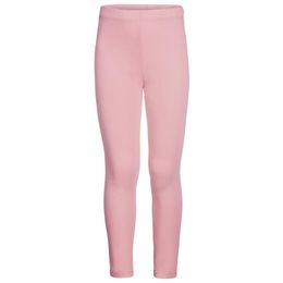 Leggings happy girls, M&auml;dchen, Gr. 176, N-Gr, rosa (rose), Strick, Obermaterial: 60% Polyester, 35% Baumwolle, 5% Elasthan, unifarben, eng kn&ouml;chellang, Hosen Leggings, w&auml;rmend und elastisch
