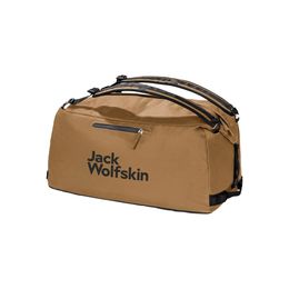 Reisetasche Jack Wolfskin "TRAVELTOPIA DUFFLE 65", braun (dunelands), Polyester, Taschen Reisetasche