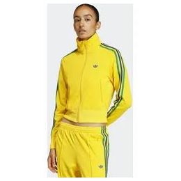 Trainingsjacke Adidas ORIGINALS "FIREBIRD CLASSIC", Damen, Gr. S, eqt gelb, gr&uuml;n, collegiate royal, Obermaterial: 100% Polyester, Jacken Trainingsjacke, FIREBIRD, regul&auml;re Passform