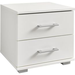 Nachtkommode Priess, wei&szlig;, B:41cm H:37cm T:38cm, Sideboards