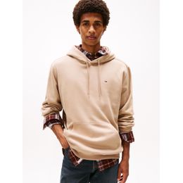 Sweatshirt Tommy Jeans "TJM REGULAR FLAG", Herren, Gr. S, beige (coastal taupe), Sweatware, Obermaterial: 80% Baumwolle, 20% Polyester, regular fit, breiter Bund, Sweatshirts Sweatshirt, mit bestickten Markenlogo auf Brusth&ouml;he