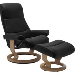 Relaxsessel stressless "View", schwarz (schwarz batick), B:78cm H:105cm T:78cm, Leder BATICK: BATICK ist ein leicht korrigiertes, durchgef&auml;rbtes und genarbtes M&ouml;belleder, bei dem die meisten Unebenheiten und Spuren in der Regel entfernt wurden.;Leder PALOMA: PALOMA ist ein durchgef&auml;rbtes Semianilin-M&ouml;belleder mit nat&uuml;rlicher Narbung.;ROHLEDER Stoff Q2 FARON: Ein fester zuverl&auml;ssiger Boucl&eacute; mit ein
