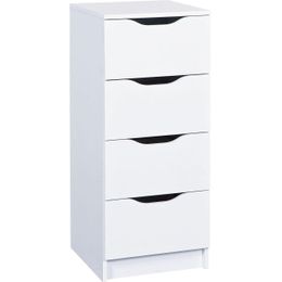 Kommode Inter Link "Wetphalen", wei&szlig;, B:40cm H:92cm T:40cm, Holzwerkstoff, MDF, Sideboards, Kommode, Breite 40 cm