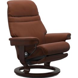 Relaxsessel stressless "Sunrise", braun (copper paloma), B:88cm H:103cm T:78cm, Leder BATICK: BATICK ist ein leicht korrigiertes, durchgef&auml;rbtes und genarbtes M&ouml;belleder, bei dem die meisten Unebenheiten und Spuren in der Regel entfernt wurden.;Leder PALOMA: PALOMA ist ein durchgef&auml;rbtes Semianilin-M&ouml;belleder mit nat&uuml;rlicher Narbung.;ROHLEDER Stoff Q2 FARON: Ein fester zuverl&auml;ssiger Boucl&eacute; mit ein