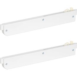 Schwebet&uuml;rselbsteinzug Rauch "Soft-Close Zubeh&ouml;r Syncron-Schrank T&uuml;rd&auml;mpfer", grau, B:61cm H:2cm T:5cm, Kunststoff, T&uuml;rd&auml;mpfer, 2er-Set f&uuml;r 2-4-t&uuml;rige Rauch-Schwebet&uuml;renschr&auml;nke Au&szlig;ent&uuml;rend&auml;mpfer