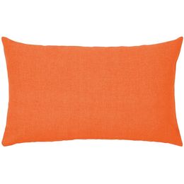 Dekokissen Pad, B:30cm L:50cmorange, unifarben, Baumwolle, Dekokissen_Sitzkissen_Kissenh&uuml;llen, "Leda", 100% Baumwolle