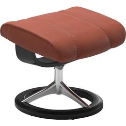 Fu&szlig;hocker stressless "Consul", rot (henna paloma), B:54cm H:41cm T:39cm, Leder BATICK: BATICK ist ein leicht korrigiertes, durchgef&auml;rbtes und genarbtes M&ouml;belleder, bei dem die meisten Unebenheiten und Spuren in der Regel entfernt wurden.;Leder PALOMA: PALOMA ist ein durchgef&auml;rbtes Semianilin-M&ouml;belleder mit nat&uuml;rlicher Narbung.;ROHLEDER Stoff Q2 FARON: Ein fester zuverl&auml;ssiger Boucl&eacute; mit einem stru