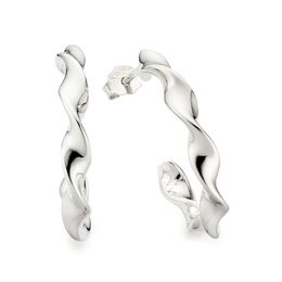 Paar Creolen Kangaroos "Schmuck Geschenk Silber 925 Ohrschmuck Ohrringe", silber (silberfarben), Ohrringe, Damen, Silber 925 (Sterlingsilber)