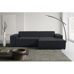 Ecksofa WERK2, B:268cm H:70cm T:163cmanthrazit, 100% Polyester, Wohnzimmer, Sofas, "Trento, elegant & zeitlos, Breite 268cm, pflegeleichte Bez&uuml;ge,