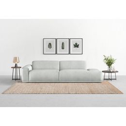 Big-Sofa Trendmanufaktur "Braga, mit hochwertigem Kaltschaum, Megasofa, in Cord erh&auml;ltlich", silber, B:277cm H:72cm T:107cm, 100% Polyester, Sofas, Big-Sofa, modernes Big-Sofa, Couch mit hohem Sitzkomfort, 277/72/107 cm (B/H/T)
