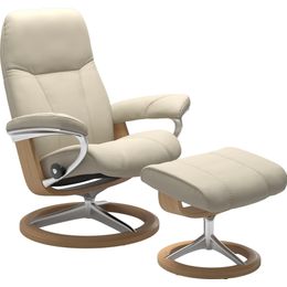 Relaxsessel stressless "Consul", beige (cream batick), B:82cm H:102cm T:72cm, Leder BATICK: BATICK ist ein leicht korrigiertes, durchgef&auml;rbtes und genarbtes M&ouml;belleder, bei dem die meisten Unebenheiten und Spuren in der Regel entfernt wurden.;Leder PALOMA: PALOMA ist ein durchgef&auml;rbtes Semianilin-M&ouml;belleder mit nat&uuml;rlicher Narbung.;ROHLEDER Stoff Q2 FARON: Ein fester zuverl&auml;ssiger Boucl&eacute; mit einem