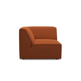 Sofa-Eckelement OTTO HOME "Merid, Sofaelement, Ma&szlig;e B/T/H: 97/97/46 cm", orange (terra), B:97cm H:70cm T:97cm, Struktur fein (100% Polyester);Samtoptik (100% Polyester);Samtcord (92% Polyester, 8% Polyamid), Polsterelemente, als Modul oder separat verwendbar, f&uuml;r individuelle Zusammenstellung
