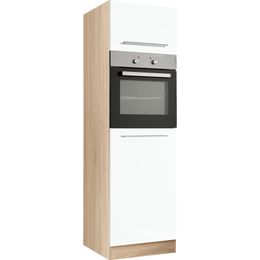 Backofen/K&uuml;hlumbauschrank KOCHSTATION "KS-Eton", wei&szlig; (wei&szlig; matt), B:60cm H:200cm T:60cm, Schr&auml;nke, Backofenumbauschrank K&uuml;hlschrankumbauschrank Umbauschrank