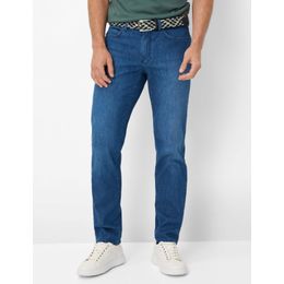 5-Pocket-Jeans Brax "Style CADIZ", Herren, Gr. 34, L&auml;nge 32, blau, Denim/Jeans, 75% Baumwolle, 17% Polyester, 5% Elastomultiester, 3% Elasthan, Jeans 5-Pocket-Jeans