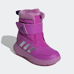 Winterstiefel adidas Sportswear "WINTERPLAY KIDS STIEFEL", M&auml;dchen, Gr. 35, lila (lila burst, silber metallic, preloved lila), Synthetik, Textil, Schuhe Winterstiefel, Snowboots, Winterboots, Winterschuhe, f&uuml;r Kinder