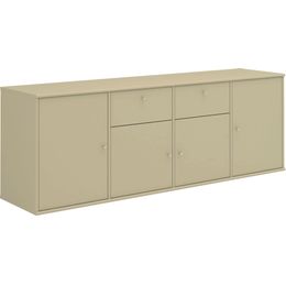Sideboard HAMMEL FURNITURE "Mistral, Hochwertig Schrank, h&auml;ngend/stehend montierbar", beige, B:177cm H:61cm T:42cm, Sideboards, Sideboard, mit T&uuml;ren und Schubladen, B: 177 cm, anpassungsbar Designm&ouml;bel