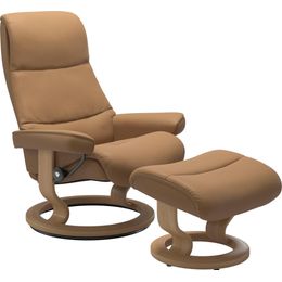 Relaxsessel stressless "View", braun (taupe paloma), B:78cm H:105cm T:78cm, Leder BATICK: BATICK ist ein leicht korrigiertes, durchgef&auml;rbtes und genarbtes M&ouml;belleder, bei dem die meisten Unebenheiten und Spuren in der Regel entfernt wurden.;Leder PALOMA: PALOMA ist ein durchgef&auml;rbtes Semianilin-M&ouml;belleder mit nat&uuml;rlicher Narbung.;ROHLEDER Stoff Q2 FARON: Ein fester zuverl&auml;ssiger Boucl&eacute; mit einem s