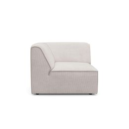 Sofa-Eckelement OTTO HOME "Merid, Sofaelement, Ma&szlig;e B/T/H: 97/97/46 cm", beige (creme), B:97cm H:70cm T:97cm, Struktur fein (100% Polyester);Samtoptik (100% Polyester);Samtcord (92% Polyester, 8% Polyamid), Polsterelemente, als Modul oder separat verwendbar, f&uuml;r individuelle Zusammenstellung