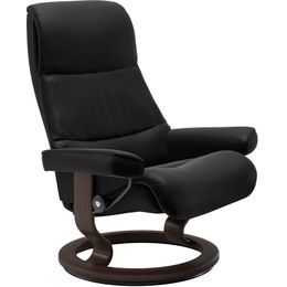 Relaxsessel stressless "View", schwarz (schwarz paloma), B:78cm H:105cm T:78cm, Leder BATICK: BATICK ist ein leicht korrigiertes, durchgef&auml;rbtes und genarbtes M&ouml;belleder, bei dem die meisten Unebenheiten und Spuren in der Regel entfernt wurden.;Leder PALOMA: PALOMA ist ein durchgef&auml;rbtes Semianilin-M&ouml;belleder mit nat&uuml;rlicher Narbung.;ROHLEDER Stoff Q2 FARON: Ein fester zuverl&auml;ssiger Boucl&eacute; mit ein