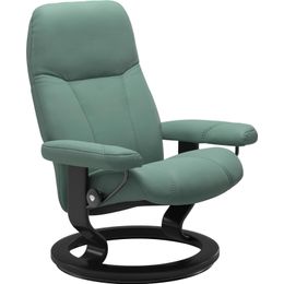 Relaxsessel stressless "Consul", gr&uuml;n (aqua gr&uuml;n paloma), B:76cm H:100cm T:71cm, Leder BATICK: BATICK ist ein leicht korrigiertes, durchgef&auml;rbtes und genarbtes M&ouml;belleder, bei dem die meisten Unebenheiten und Spuren in der Regel entfernt wurden.;Leder PALOMA: PALOMA ist ein durchgef&auml;rbtes Semianilin-M&ouml;belleder mit nat&uuml;rlicher Narbung.;ROHLEDER Stoff Q2 FARON: Ein fester zuverl&auml;ssiger Boucl&eacute; mit ei