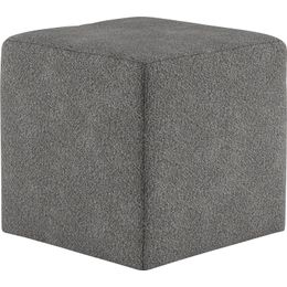 Hocker COTTA "Cuby", grau (anthrazit), B:40cm H:40cm T:40cm, 100% Polyester, Hocker, Hocker, Sitzw&uuml;rfel, Cube, Sitzhocker