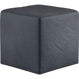 Hocker COTTA "Cuby", grau (anthrazit), B:40cm H:40cm T:40cm, 100% Polyester, Hocker, Hocker, Sitzw&uuml;rfel, Cube, Sitzhocker