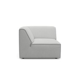 Sofa-Eckelement OTTO HOME "Merid, Sofaelement, Ma&szlig;e B/T/H: 97/97/46 cm", grau (hellgrau), B:97cm H:70cm T:97cm, Struktur fein (100% Polyester);Samtoptik (100% Polyester);Samtcord (92% Polyester, 8% Polyamid), Polsterelemente, als Modul oder separat verwendbar, f&uuml;r individuelle Zusammenstellung