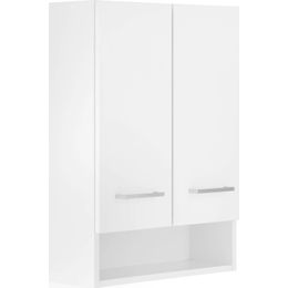 H&auml;ngeschrank Welltime "Ribera", wei&szlig; (wei&szlig;, wei&szlig;), B:50cm H:71cm T:20cm, MDF, Schr&auml;nke, H&auml;ngeschrank