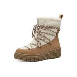 Tamaris Snowboots Damen Gr&ouml;&szlig;e 40 ecru / cappuccino Winterschuhe