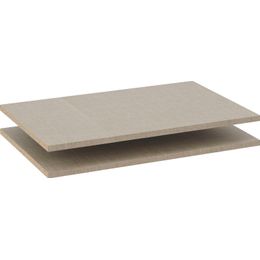 Einlegeboden OTTO HOME "Zubeh&ouml;r f&uuml;r Schwebet&uuml;renschrank PAULLY", leinenoptik hell, B:63cm H:1,6cm T:40cm, Holzwerkstoff, Einlegeb&ouml;den, Einlegeboden, 2er-Set Breite 63 cm f&uuml;r Schwebet&uuml;renschr&auml;nke der Serie &raquo;PAULLY&laquo;