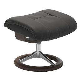 Fu&szlig;hocker stressless "Mayfair", grau (rock paloma), B:55cm H:41cm T:39cm, Leder BATICK: BATICK ist ein leicht korrigiertes, durchgef&auml;rbtes und genarbtes M&ouml;belleder, bei dem die meisten Unebenheiten und Spuren in der Regel entfernt wurden.;Leder PALOMA: PALOMA ist ein durchgef&auml;rbtes Semianilin-M&ouml;belleder mit nat&uuml;rlicher Narbung.;ROHLEDER Stoff Q2 FARON: Ein fester zuverl&auml;ssiger Boucl&eacute; mit einem str