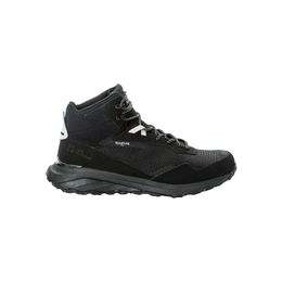Sneaker Jack Wolfskin "DROMOVENTURE TEXAPORE MID M", Herren, Gr. UK8-EU42, Normalschaft, grau (phantom), Main Material 100% Polyurethane Second Material 100% Polyamide Lining Sole 100% Rubber/ EVA, Schuhe Sneaker