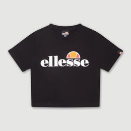 T-Shirt Ellesse, M&auml;dchen, Gr. 164 (14), schwarz, Obermaterial: 100% Baumwolle, Rundhals, Shirts T-Shirt, f&uuml;r Kinder