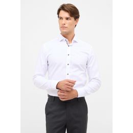 Langarmhemd Eterna "SLIM FIT", Herren, Gr. 46, Normalgr&ouml;&szlig;en, wei&szlig;, 100% Baumwolle, schmal, Manschette, Hemden, NON IRON (b&uuml;gelfrei)