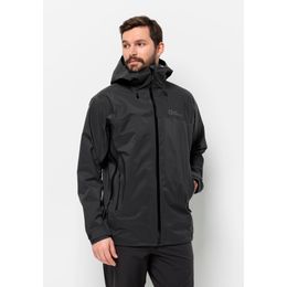Funktionsjacke Jack Wolfskin "CYROX 3L JKT M", Herren, Gr. L (52), grau (phantom), OBERSTOFF:: 100% POLYAMID; ABSEITE: 100% POLYAMID, Jacken Funktionsjacke