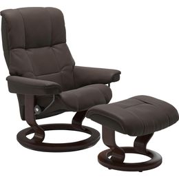 Relaxsessel stressless "Mayfair", braun (braun batick), B:79cm H:101cm T:73cm, Leder BATICK: BATICK ist ein leicht korrigiertes, durchgef&auml;rbtes und genarbtes M&ouml;belleder, bei dem die meisten Unebenheiten und Spuren in der Regel entfernt wurden.;Leder PALOMA: PALOMA ist ein durchgef&auml;rbtes Semianilin-M&ouml;belleder mit nat&uuml;rlicher Narbung.;ROHLEDER Stoff Q2 FARON: Ein fester zuverl&auml;ssiger Boucl&eacute; mit eine