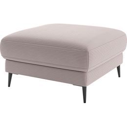 Polsterhocker Home Affaire "Downtown", rosa, B:80cm H:44cm T:80cm, 88% Polyester, 12% Polyacryl, Hocker, Polsterhocker, passend zur Serie, auch in Cord