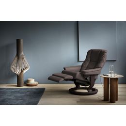 Relaxsessel stressless "Mayfair", braun (chocolate paloma), B:79cm H:101cm T:77cm, Leder BATICK: BATICK ist ein leicht korrigiertes, durchgef&auml;rbtes und genarbtes M&ouml;belleder, bei dem die meisten Unebenheiten und Spuren in der Regel entfernt wurden.;Leder PALOMA: PALOMA ist ein durchgef&auml;rbtes Semianilin-M&ouml;belleder mit nat&uuml;rlicher Narbung.;ROHLEDER Stoff Q2 FARON: Ein fester zuverl&auml;ssiger Boucl&eacute; mit 