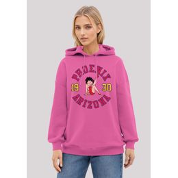 Kapuzenpullover F4NT4STIC "Betty Boop Phoenix Arizona 1930", Damen, Gr. XS, hyper pink, Obermaterial: 80% Baumwolle, 20% Polyester, oversize, Pullover Kapuzenpullover, Premium Qualit&auml;t