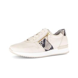 Gabor Damen Sneaker "Sneaker low", Gr. 42,5beige, Schuhe