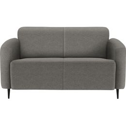 2-Sitzer Home Affaire "Marone", grau (anthrazit), B:140cm H:76cm T:90cm, Struktur fein 100% Polyester;Luxus-Microfaser weich 100% Polyester, Sofas