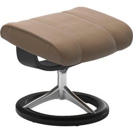 Fu&szlig;hocker stressless "Consul", braun (almond paloma), B:54cm H:41cm T:39cm, Leder BATICK: BATICK ist ein leicht korrigiertes, durchgef&auml;rbtes und genarbtes M&ouml;belleder, bei dem die meisten Unebenheiten und Spuren in der Regel entfernt wurden.;Leder PALOMA: PALOMA ist ein durchgef&auml;rbtes Semianilin-M&ouml;belleder mit nat&uuml;rlicher Narbung.;ROHLEDER Stoff Q2 FARON: Ein fester zuverl&auml;ssiger Boucl&eacute; mit einem s