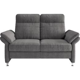 2-Sitzer Home Affaire "Mailand", grau, B:158cm H:103cm T:89cm, 100% Polyester, Sofas, mit komfortablem Federkern-Sitz, wahlweise mit Move-Funktion