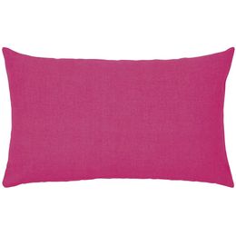 Dekokissen Pad "Leda", fuchsia, unifarben, B:30cm L:50cm, Baumwolle, Dekokissen_Sitzkissen_Kissenh&uuml;llen, 100% Baumwolle