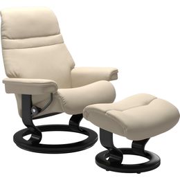 Fu&szlig;hocker stressless "Sunrise", beige (cream batick), B:57cm H:39cm T:40cm, Leder BATICK: BATICK ist ein leicht korrigiertes, durchgef&auml;rbtes und genarbtes M&ouml;belleder, bei dem die meisten Unebenheiten und Spuren in der Regel entfernt wurden.;Leder PALOMA: PALOMA ist ein durchgef&auml;rbtes Semianilin-M&ouml;belleder mit nat&uuml;rlicher Narbung.;ROHLEDER Stoff Q2 FARON: Ein fester zuverl&auml;ssiger Boucl&eacute; mit einem s