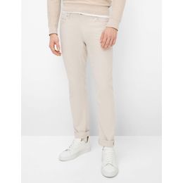 5-Pocket-Hose Brax "Style CHUCK", Herren, Gr. 33, L&auml;nge 32, beige, Web, 76% Baumwolle, 21% Polyamid, 3% Elasthan, Hosen 5-Pocket-Hose