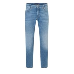 Straight-Jeans MAC "Arne Pipe", Herren, Gr. 32, L&auml;nge 32, light blau authentic wash, Denim/Jeans, Obermaterial: 93% Baumwolle, 5% Elastomultiester, 2% Elasthan, Jeans Straight-Jeans