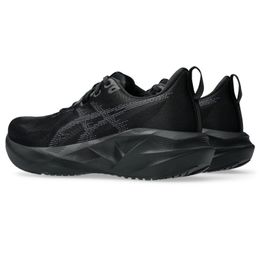 Laufschuh asics "NOVABLAST 5", Damen, Gr. 40,5, schwarz, carrier grau, Synthetik, Schuhe Laufschuh, mit Engineered Jacquard Mesh-Obermaterial, mit FF BLAST MAX Foam