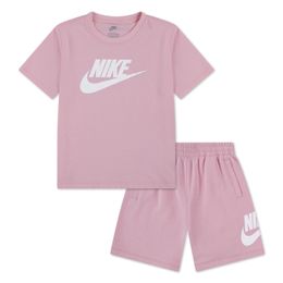 T-Shirt & Shorts Nike Sportswear "CLUB TEE & SHORT SET", M&auml;dchen, Gr. 104 (4), medium soft, Obermaterial: 60% Baumwolle, 40% Polyester, KOB Set-Artikel, f&uuml;r Kinder, 2-teiliges Set, f&uuml;r Sport und Bewegung